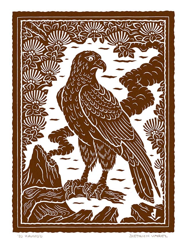 P34 ʻIo Kaumo'o by Hawaiʻi Artist Dietrich Varez – Dietrich Varez ...